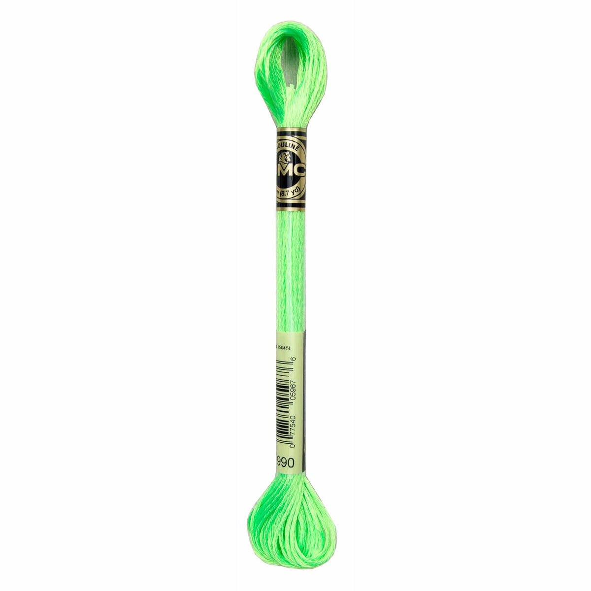 DMC Light Effects borduurgaren #E990 - Neon Groen – Iris Borduurt